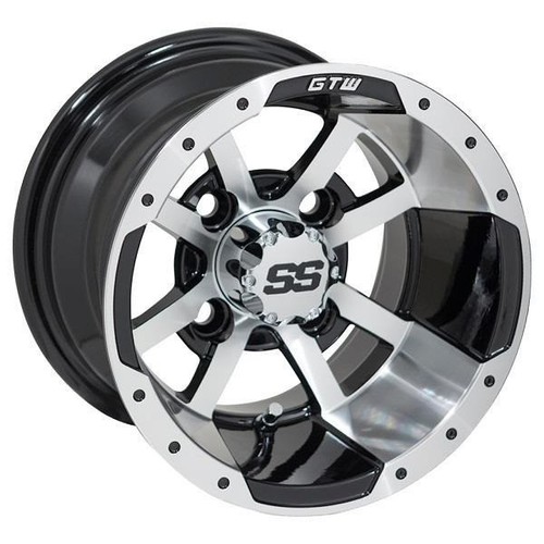 GTW Storm Trooper 10" Wheels Mh 22" Trail Fox A/T Tires E-Z-GO & Club ...