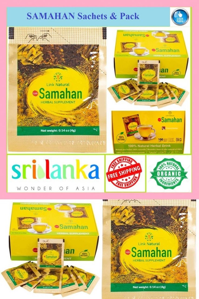 Samahan Herbal Tea 100% Natural 30 Sachets Immune Boost Ayurveda Remedy ...