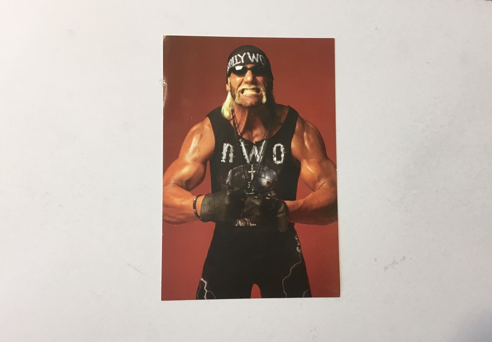 1998 Panini WCW/nWo Superstars Photocard #31 Hollywood Hulk Hogan With ...