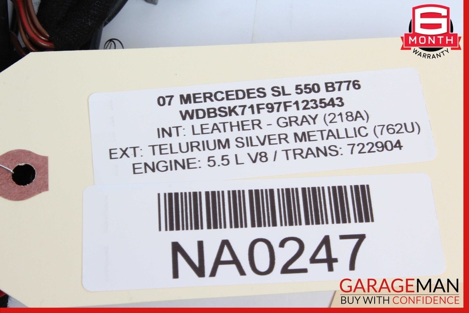 03-12 Mercedes R230 SL550 Battery Stabilization Load Control Module ...