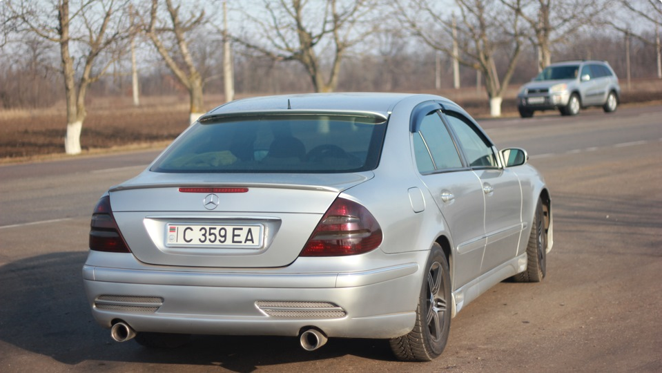 Rear Window/ Roof Spoiler cover/ Sunguard trim L Style for Mercedes ...