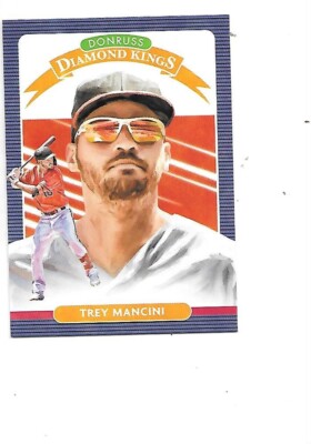 Trey Mancini 2020 Donruss Diamond Kings Baseball Card #17 Baltimore ...