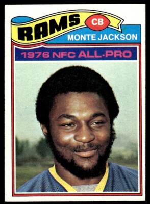 1977 Topps Monte Jackson Rookie Los Angeles Rams #310 | eBay