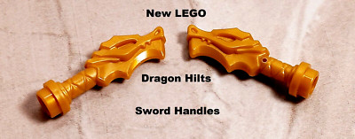 New LEGO Dragon Carved Handle Lot of 2 Fits Katana Handles Fit ...