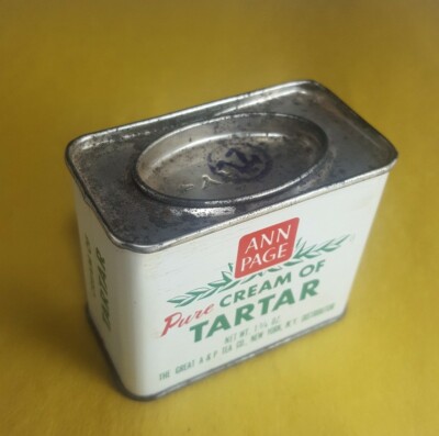 Vintage Ann Page Tin Pure Cream Of Tarter Good Condition | eBay