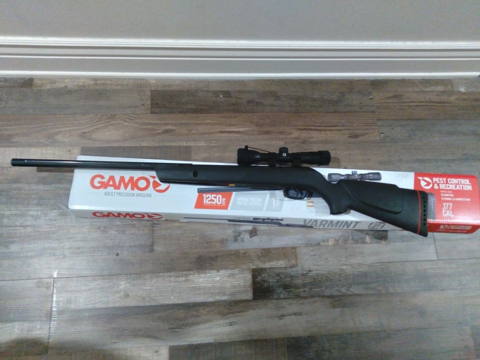 Gamo Varmint 177 Caliber Pellet Air Rifle - 6110017154 793676073286 | eBay