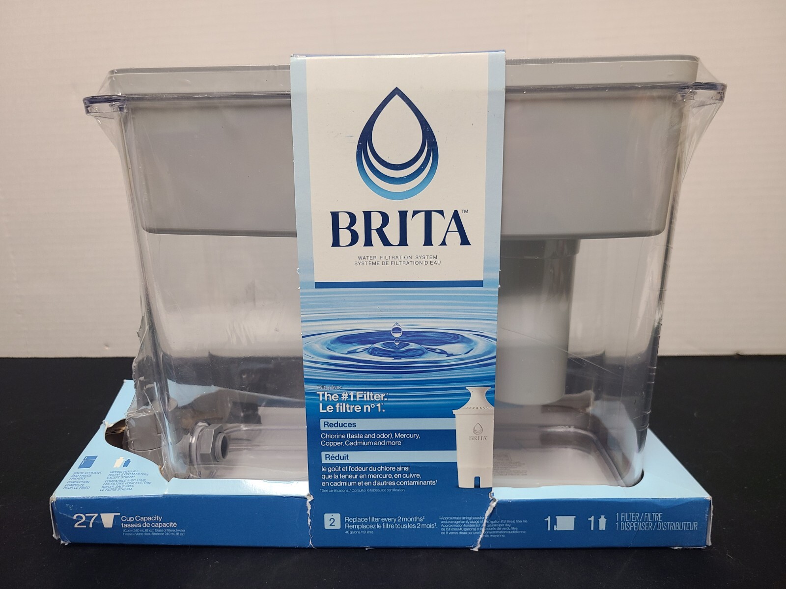 Brita UltraMax 18 Cup Water Dispenser Pitcher Model Ob24/ob03 for sale ...