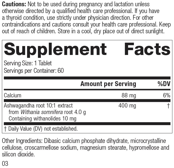 Standard Process Medi Herb Ashwagandha Forte 60 Tabs | eBay