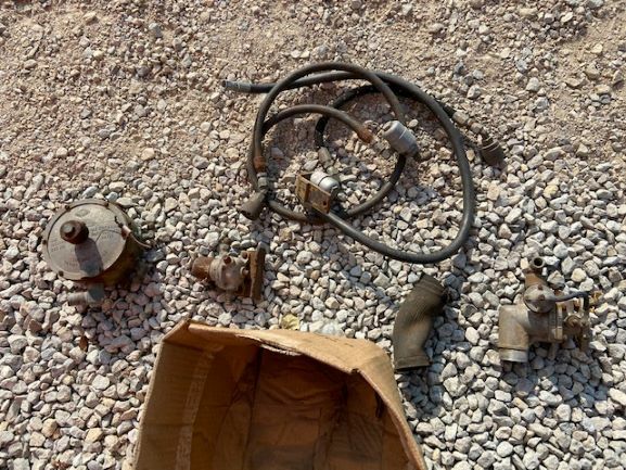 Allis Chalmers WD45 WD 45 LP Propane Tractor 3pt Hitch wide frontend ...