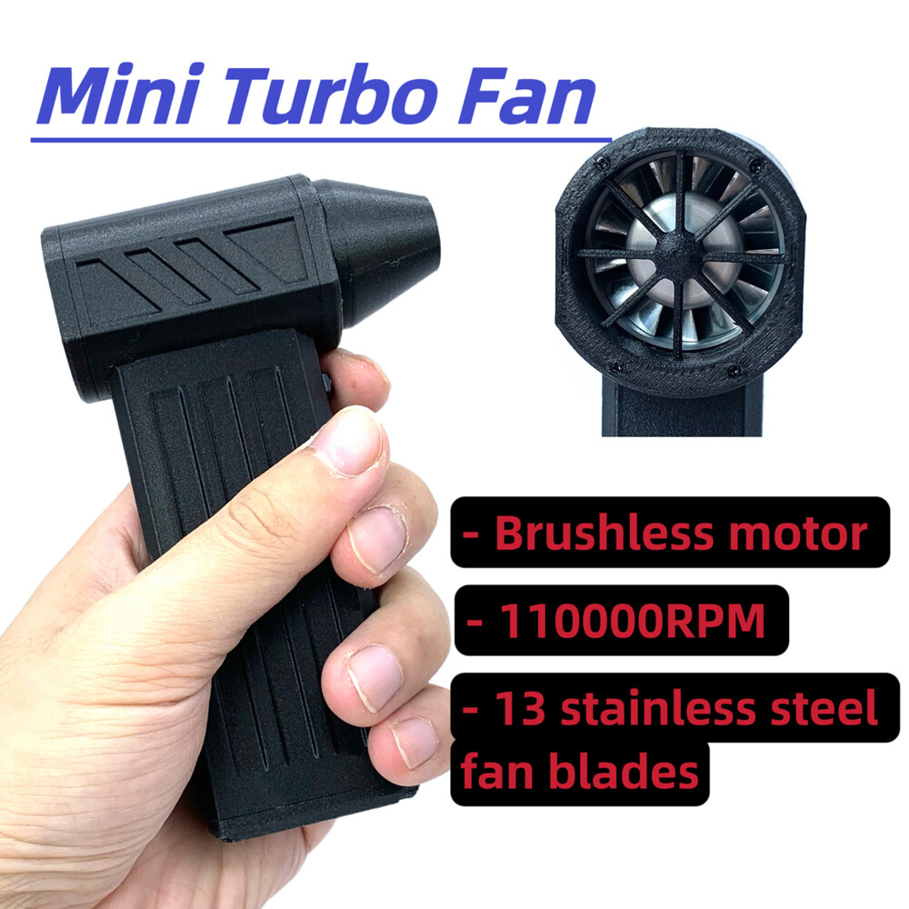 28.8mm Brushless Motor Jet Fan Silent High 110,000RPM Turbofan Dust ...