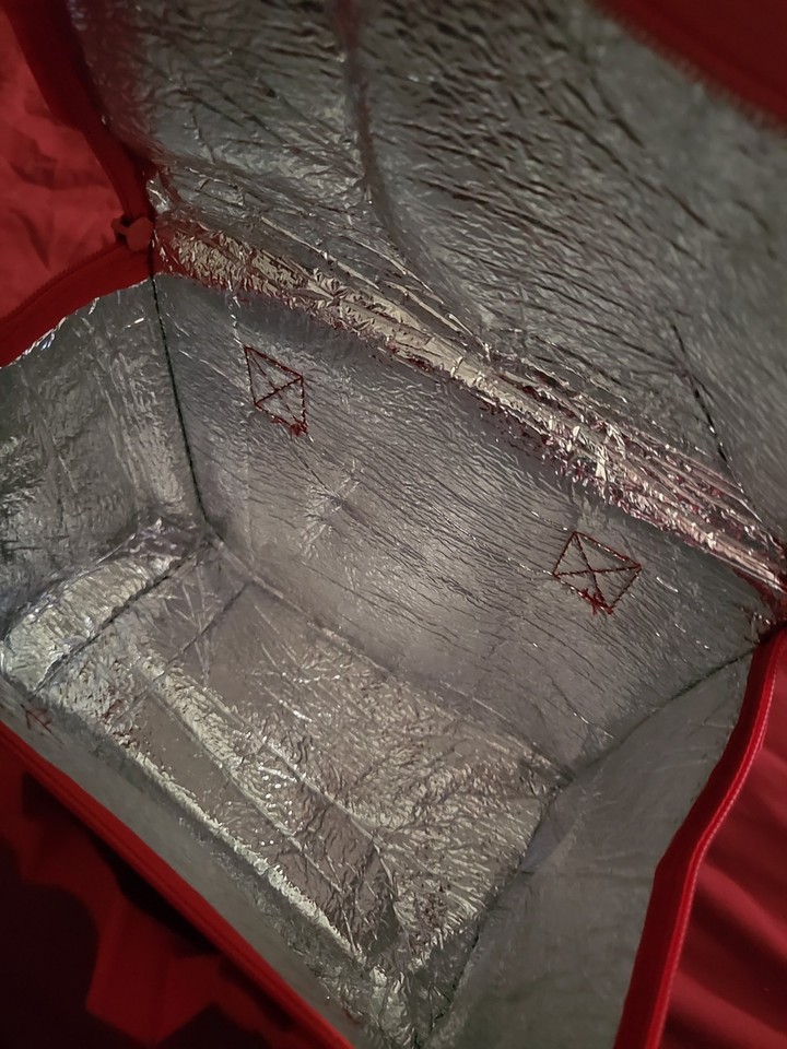 Cath Kidston London blue red strawberry lunch picnic bag retro ...