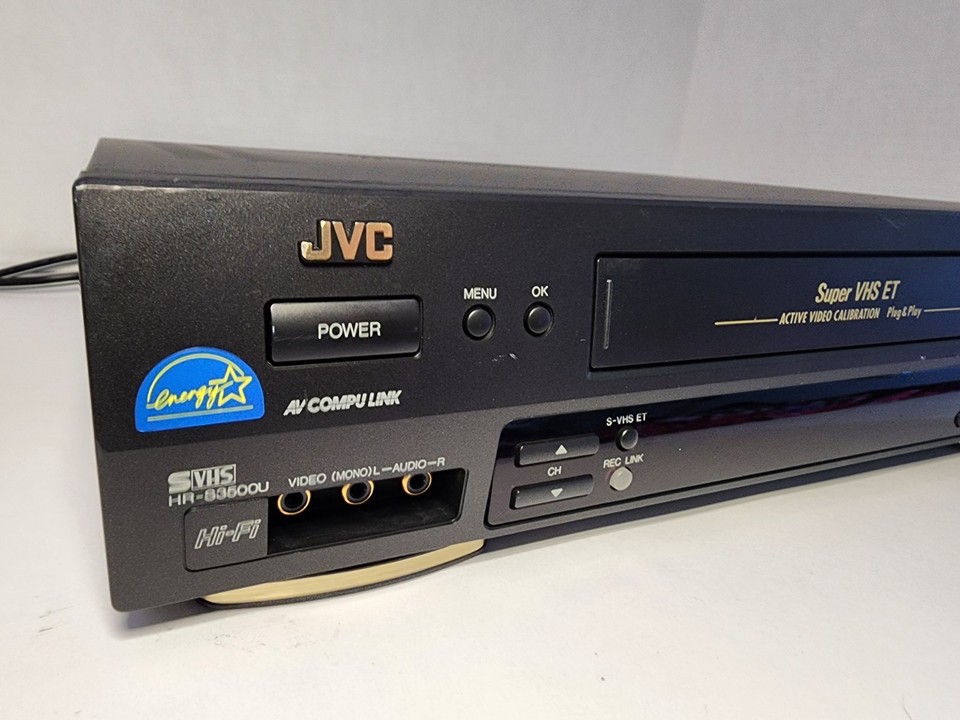 JVC HR-S3500U VCR Super VHS Player SVHS NO REMOTE - PARTS OR REPAIR ...