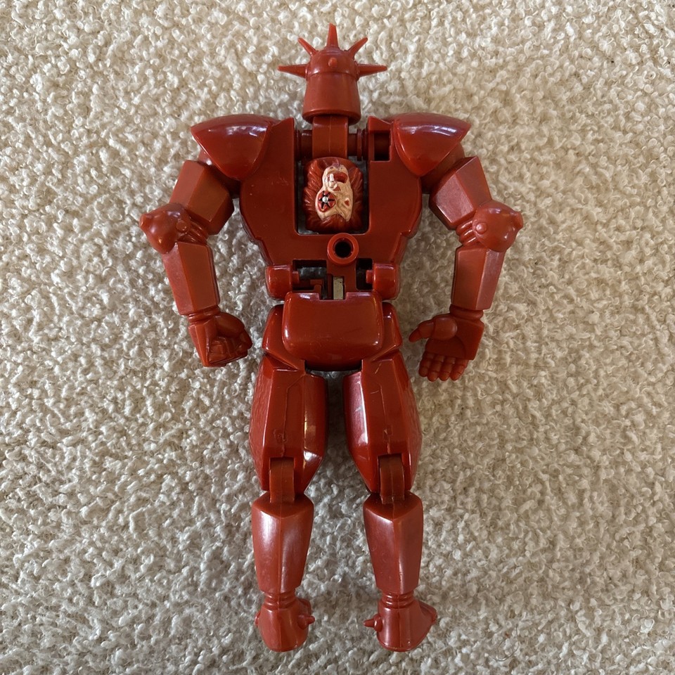 Vintage 1986 Kenner Silverhawks Mon-Star Flip Head Figure Red Telepix ...