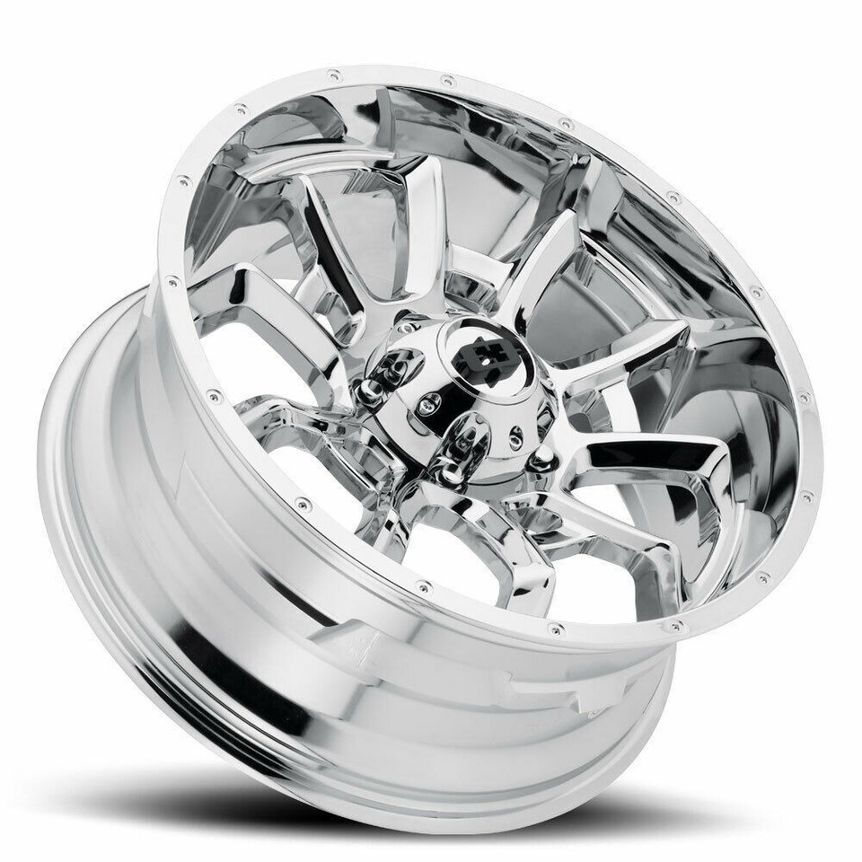 20" Vision 415 Bomb Chrome 20x12 Wheel 5x5 (5x127) -51mm Rim | eBay