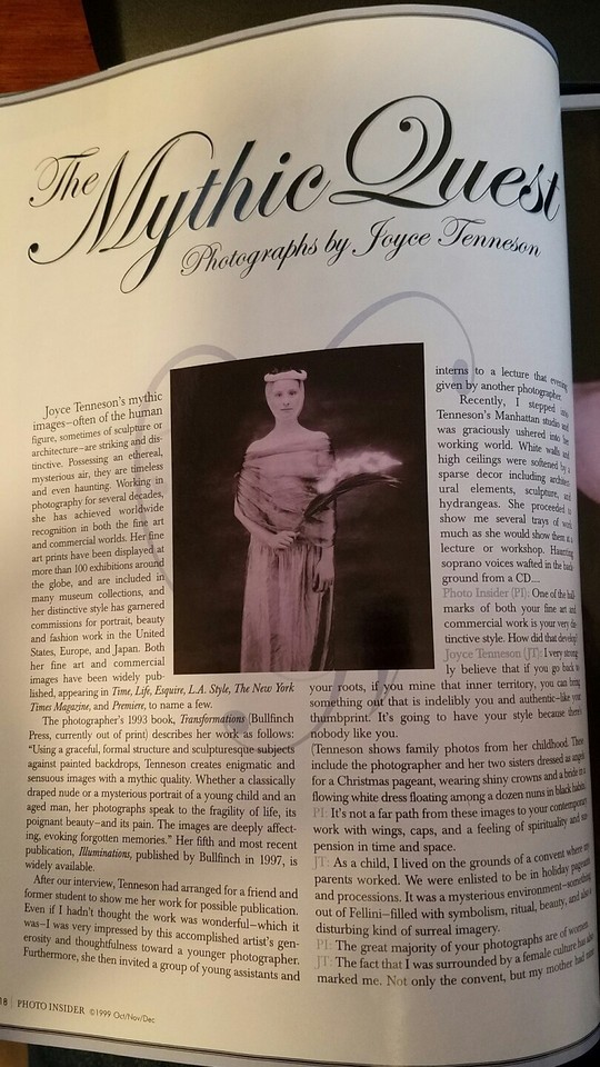 PHOTO INSIDER MAGAZINE: Oct / Nov / Dec 1999 issue Joyce Tenneson Susan ...