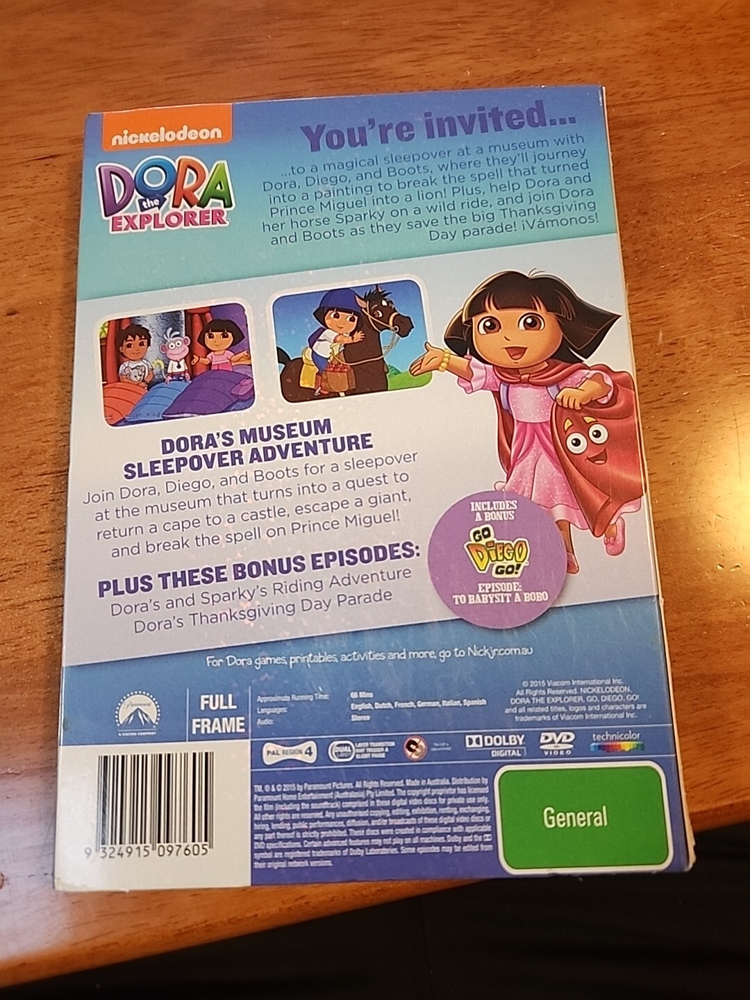 Dora The Explorer's Magical Sleepover (DVD, 2014) 9324915097605 | eBay