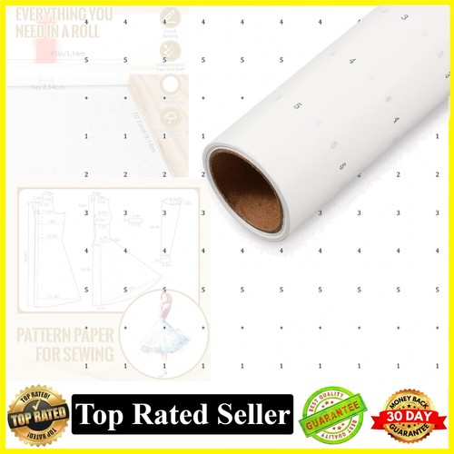 Dotted Pattern Paper for Sewing 45"x10Yards Tracing Paper for Pattern ...