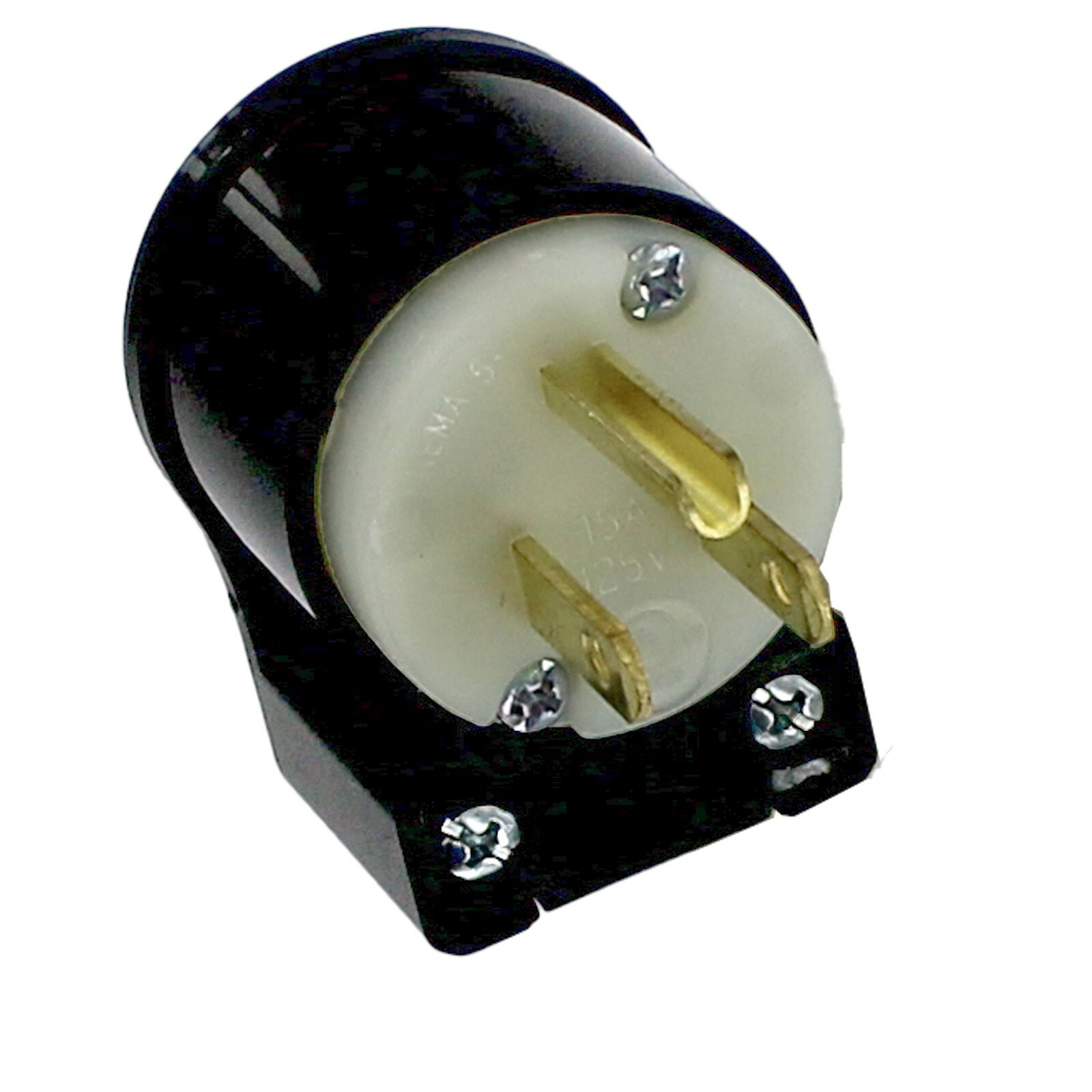 Olympia NEMA 5-15AN Angle Plug, 2 Pole, 3 Wire 15A 125VAC Grounding | eBay