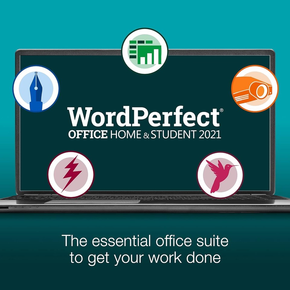 Wordperfect Office Home & Student 2021 | Office Suite [PC Disc ...