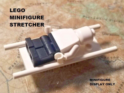 LEGO Gurney Stretcher Minfiigure Hospital Doctor Nurse CNA EMT Rescue ...