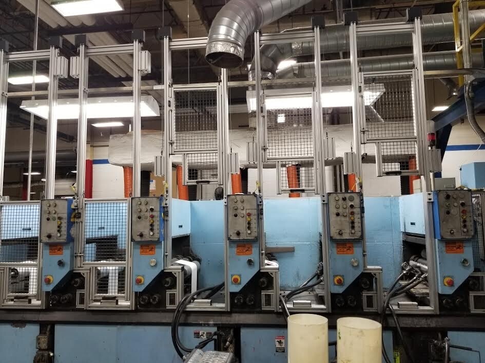 Webtron 1618 Printing Press - 5 color Inline Press | eBay