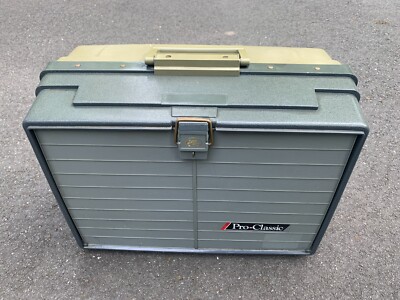 Vintage Bass Pro Shop Pro Classic Tackle Box Fishing with Lures | eBay