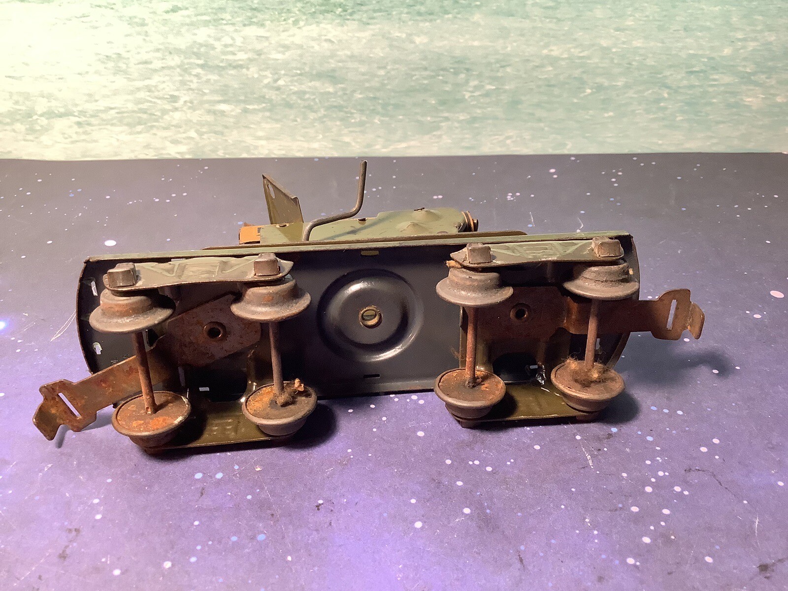 Marx Military. Army Machine Gun Car Rare 8 Wheels ,With Shield. | eBay