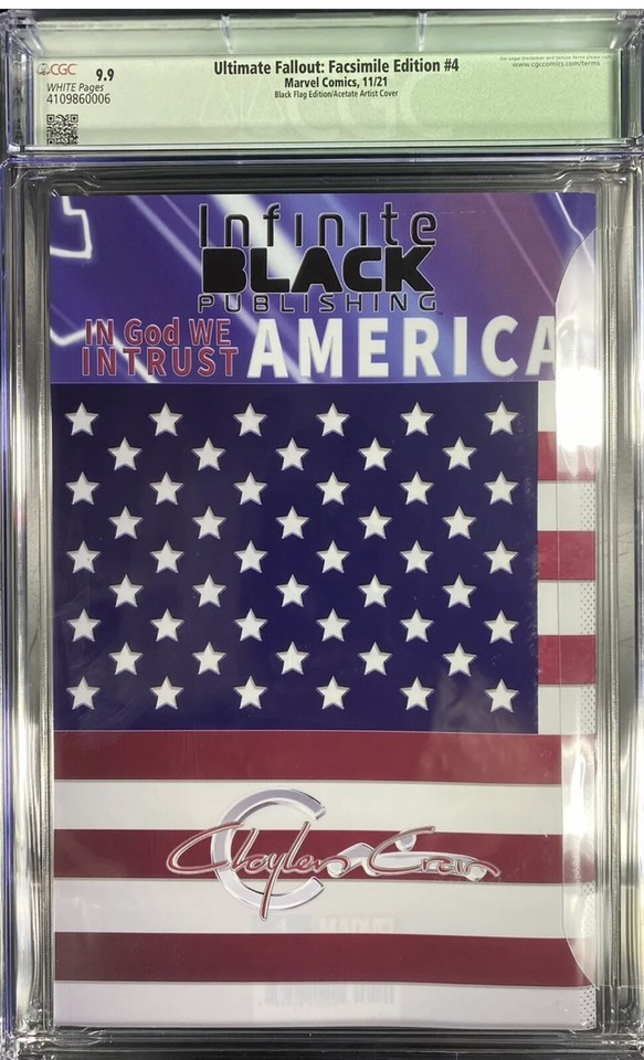 Ultimate Fallout #4 Acetate Facsimile Clayton Crain C2E2 exclusive CGC ...