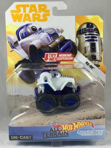 Star Wars Hot Wheels R2-d2 All Terrain Character Car Mattel Die Cast ...