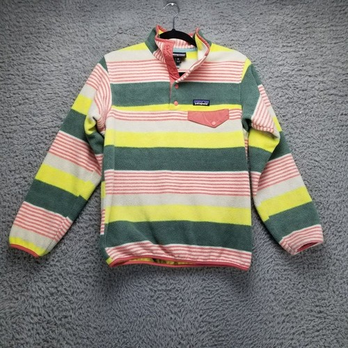 Patagonia Sweater Womens XS Synchilla Multicolor Retool Snap T Fleece ...