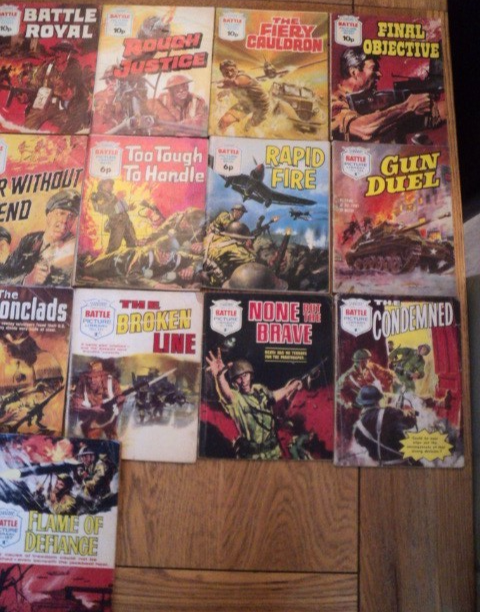 BATTLE PICTURE LIBRARY COMIC JOB LOT X 19 (#157 - #1397) - FLEETWAY ...