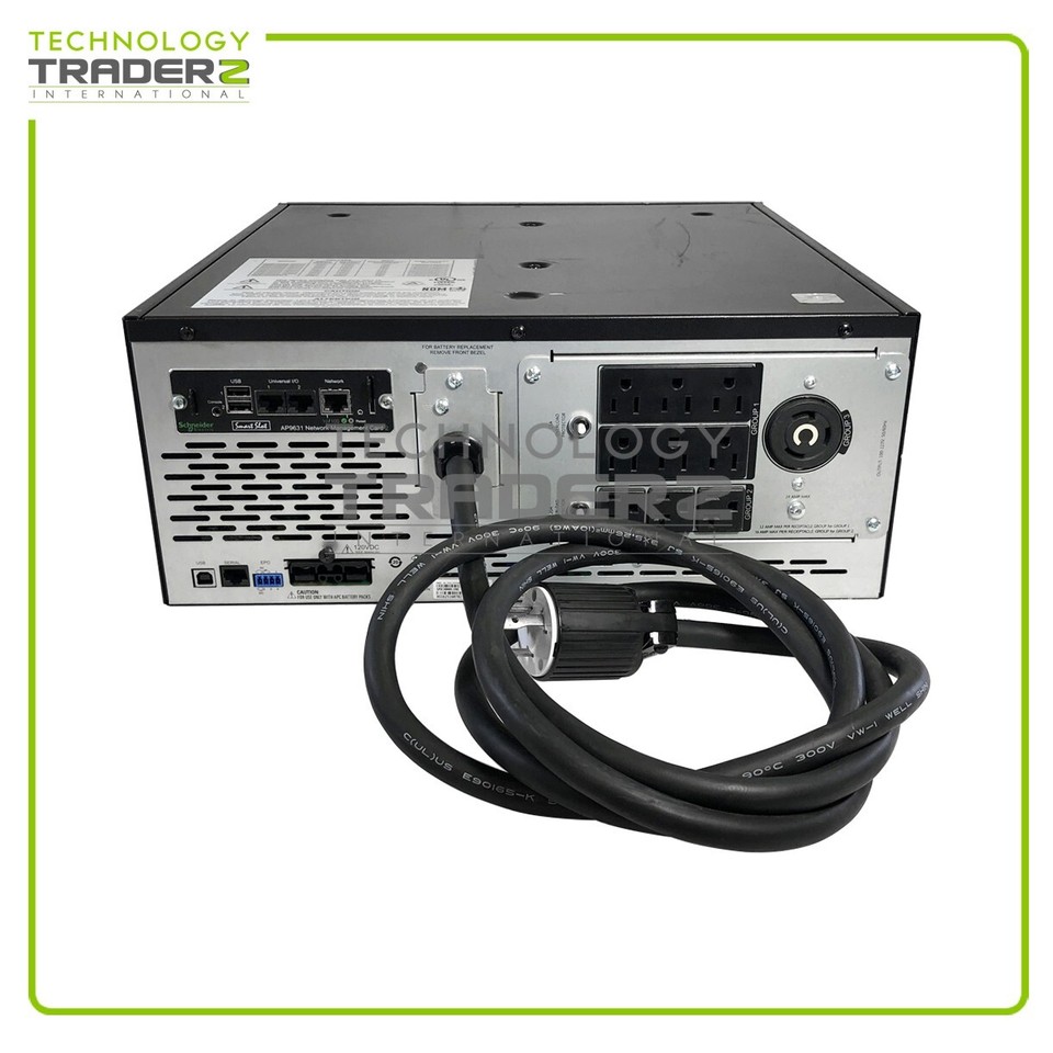 SMX3000LVNC APC Smart-UPS X 3000VA 2700W Rack Tower UPS W/1x AP9631 W/O ...