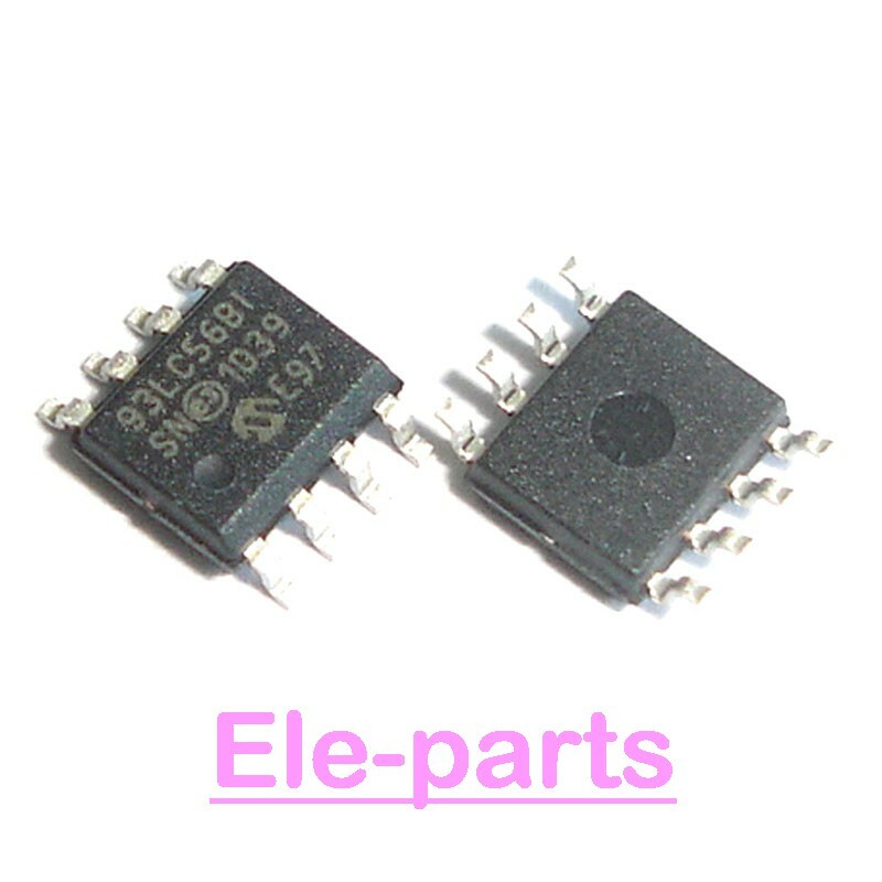 50 PCS 93LC56B-I/SN SOIC-8 93LC56BI SOP-8 93LC56 SMD-8 Serial EEPROM ...