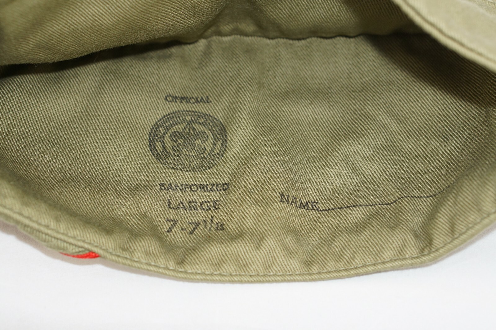 Vintage Official Boy Scouts of America BSA Garrison Cap Hat Size Large ...