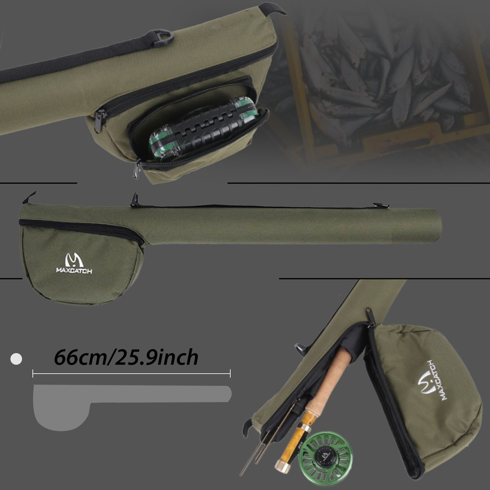 Maxcatch Fly Rod and Reel Outfit/Combo Complete Full Kit For Small ...
