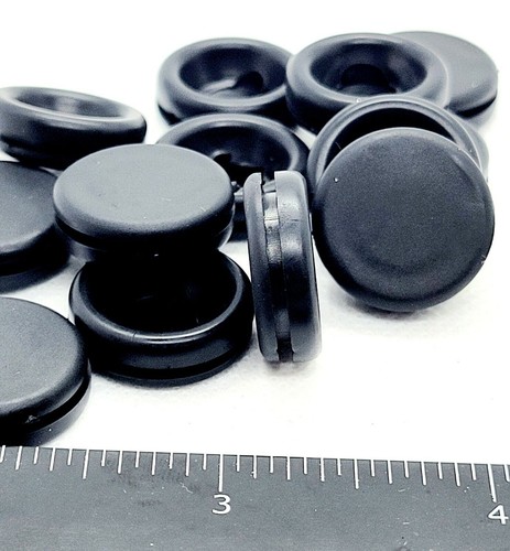 5/8" Rubber Panel Plug Grommets 1/16" Wall 3/4" OD Top Knockout Hole ...