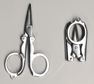 2x SINGER 3-Inch Folding Scissors Portable Scissors, Sewing, U Get 2 ...