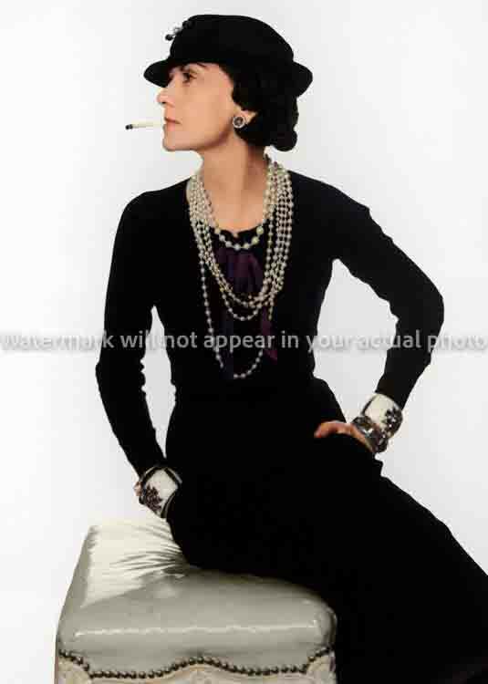 Coco Chanel Fashion Designer RARE COLOR Photo 301 | eBay