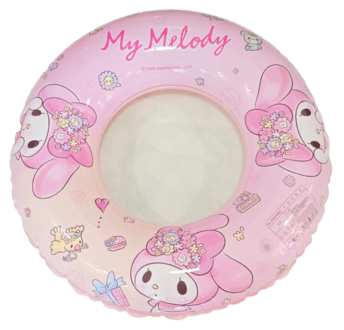 Sanrio Licensed My Melody Pink Inflatable Swimming Ring Float 80cm Size ...