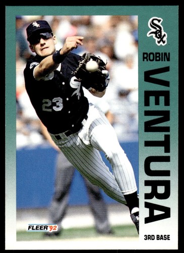 1992 Fleer Baseball Card Robin Ventura Chicago White Sox #101 | eBay