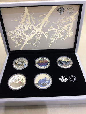 2016 Canada $20 Fine Silver Landscape Illusion (5 coin) Set | eBay
