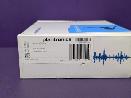 New Lot of 5 Plantronics SupraPlus HW261N Wired Headsets | eBay