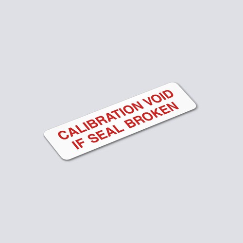 SmartSign Calibration Void If Seal Broken Labels | Pack of 160, 0.5 x 2 ...