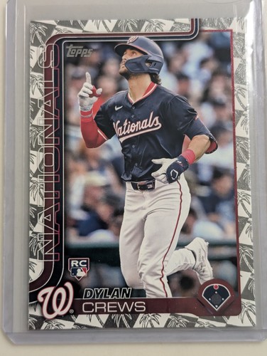 2025 Topps Series 1 Dylan Crews Spring Training Foil SP #74 Rookie RC ...