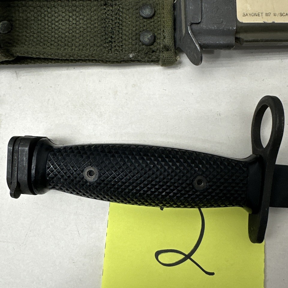 Genuine Military Issue Vietnam War US Army GI M7 M8A1 PWH Co Scabbard ...
