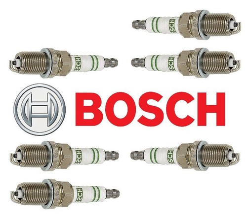 OEM Bosch Super Spark Plugs Set 6PCS For Mercedes W124 R129 W140 F8DC4 ...