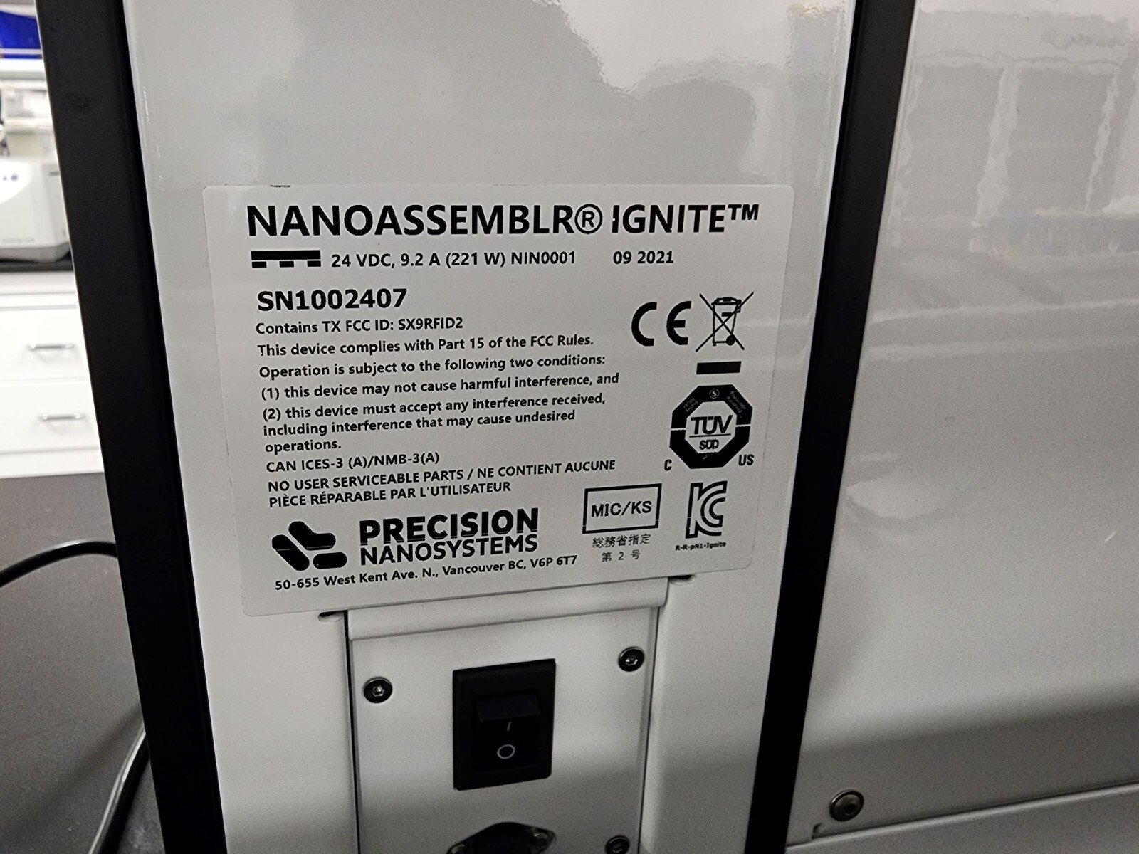 Precision NanoSystems Ignite Nanoparticle Assembler | eBay