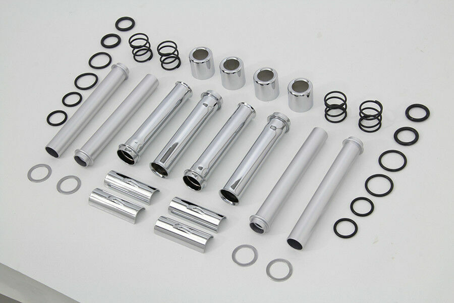 M8 Pushrod Cover Kit Chrome for Harley Davidson by V-Twin | eBay
