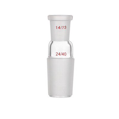 Glass Reducing Adapter,24/40 Male To 14/23 Female Joint Lab Chemistry ...