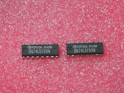 Lot x2 - ic 74LS193 - ci 74LS193N - SN74LS193N DIP16 (pla003) | eBay